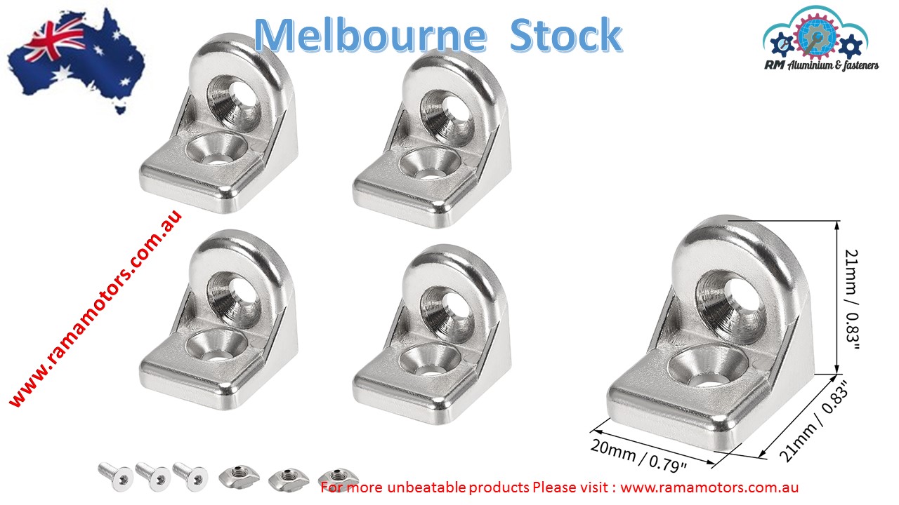 20 Series Direction Adjustable Angle Bracket - RM Aluminium and Fasteners