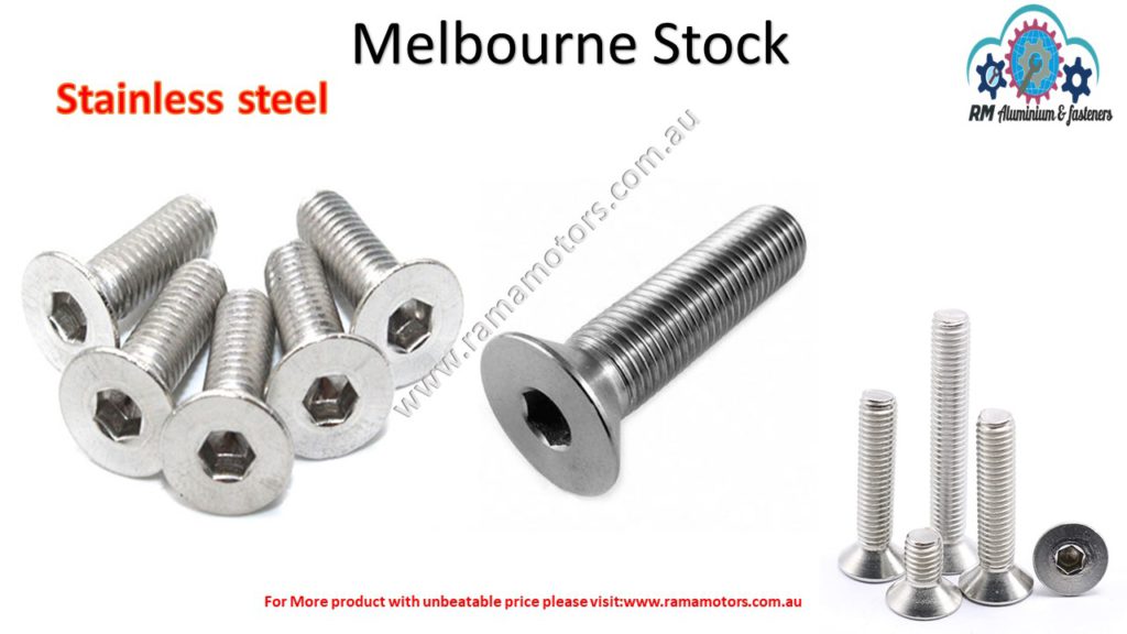 Pack of 20 pcs ,M8 Stainless Steel Countersunk Screw (please select the ...